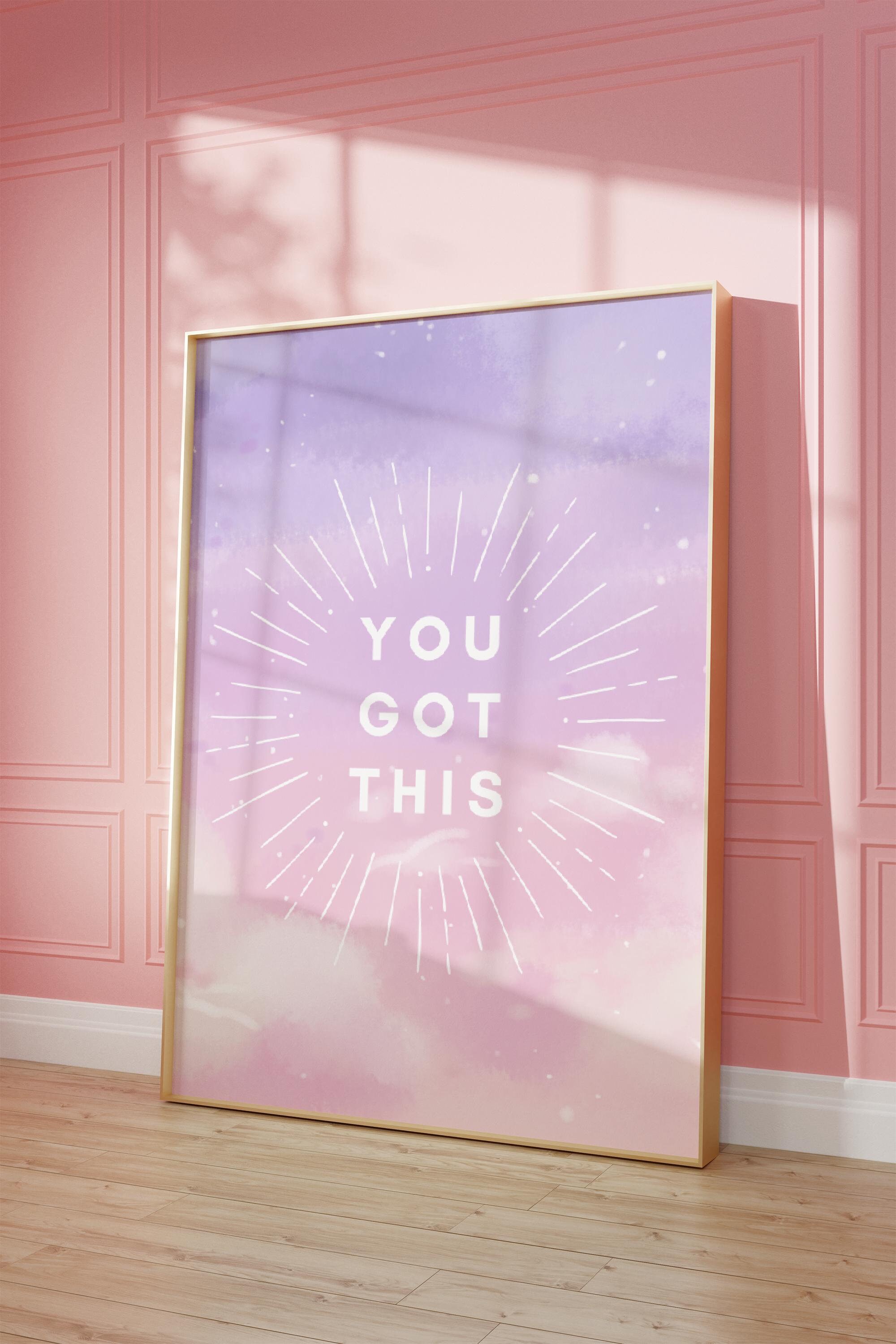 Poster Motivational You Got This Poster Inspiring Watercolor Printable ...