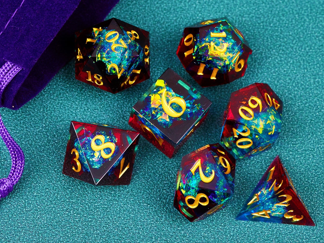 New Arrivals Resin Dnd Dice Set for Role Playing Games - Etsy
