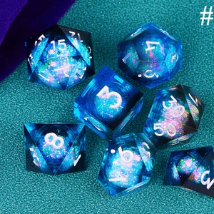 New Arrivals Dnd Liquid Core Dice Set for Role Playing Games , Liquid ...