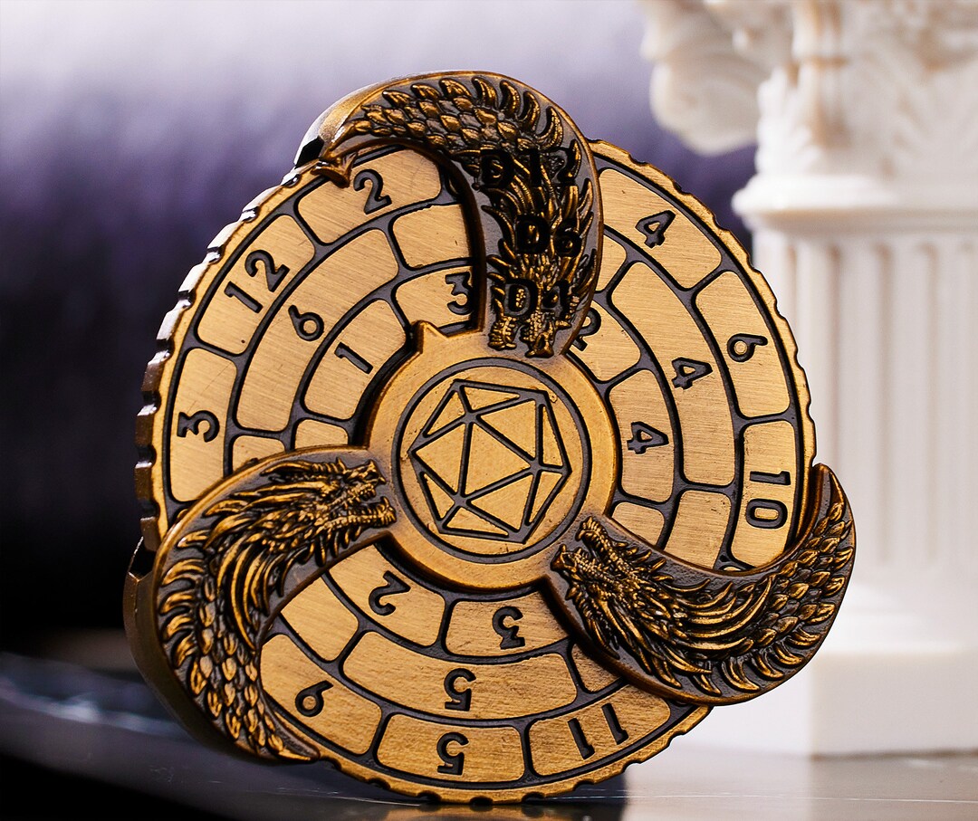 55 Mm Giant Spinner Fingertip Gyro Dungeons and Dragons Dnd Dice for D ...