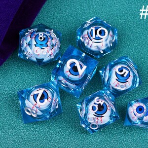 Beholder's Eye Liquid Core Dnd Dice Set for Role Playing Games , Dragon ...
