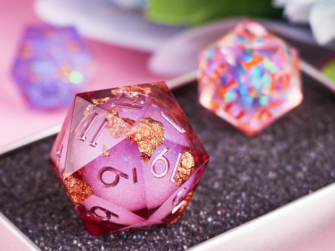 Giant D20 Liquid Core Dnd Dice Set for Magic the Gathering - Etsy