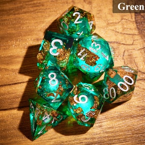 Koi Fish Dnd Dice Set Liquid Core for Role Playing Games - Etsy