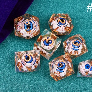 Beholder's Eye Liquid Core Dnd Dice Set for Role Playing Games , Dragon ...