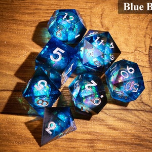 Koi Fish Dnd Dice Set Liquid Core for Role Playing Games - Etsy