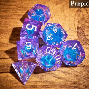 Koi Fish Dnd Dice Set Liquid Core for Role Playing Games - Etsy