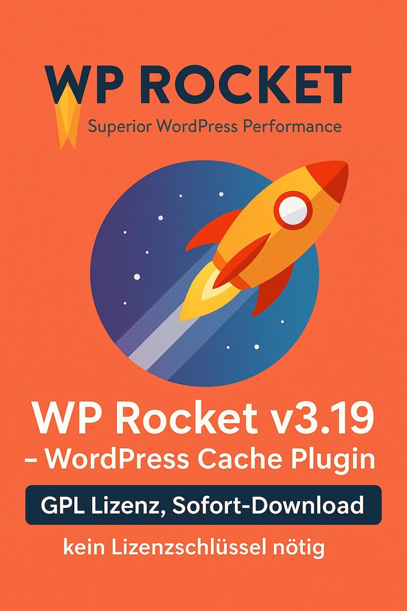 WP Rocket V3.19 – Wordpress Caching Plugin (GPL License, Instant Download, No License Key ...
