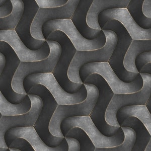 3D Wallpaper, Peel and Stick Curved Shapes Wallpaper - Etsy