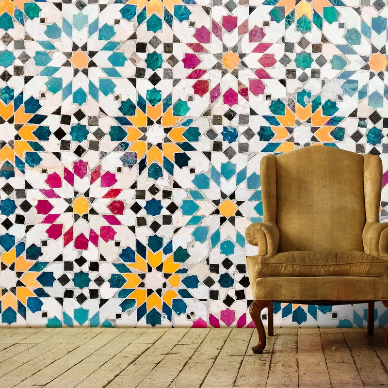 Morocco Wallpaper - Etsy