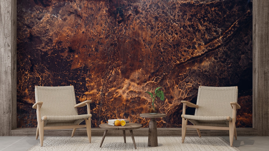 Copper Texture Wallpaper, Rusty Metal Wall Mural, Peel and Stick - Etsy