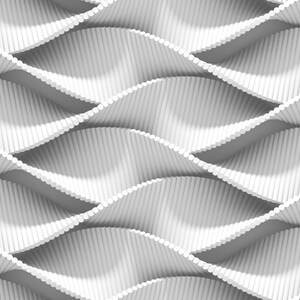 Wallpaper 3D Look Cylindrical Curved Lines, Light Color Curverd Pattern ...