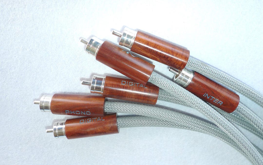 RCA Cables With WOOD BARRELS - Etsy