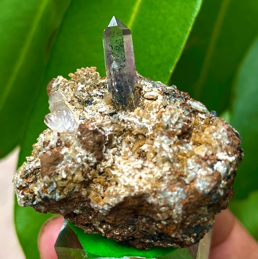 45.05gram Beautiful Purple Natural Amethyst Quartz Matrix Specimen With ...