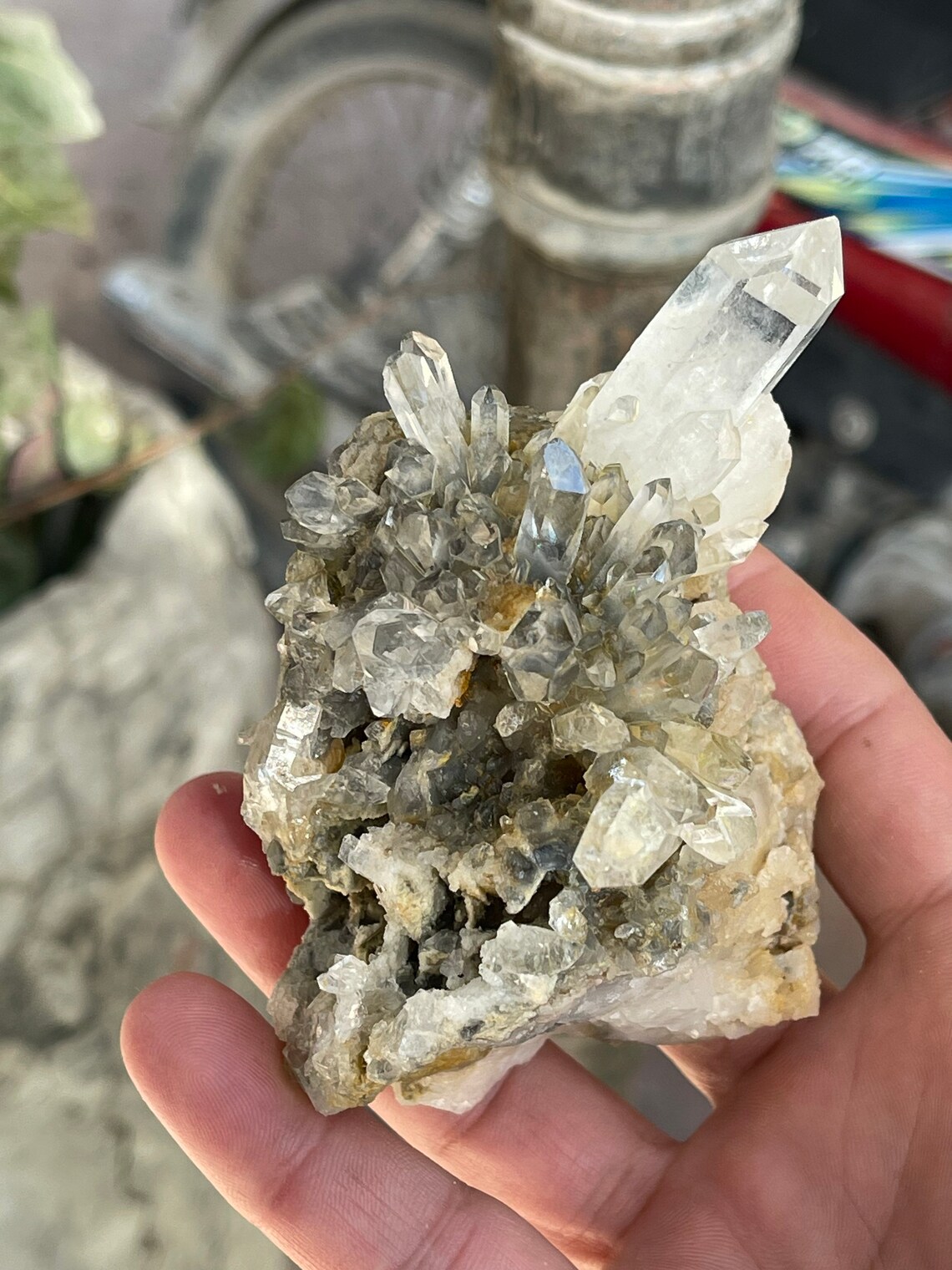 Wow Brilliant Natural Cluster Quartz Crystal From Baluchistan Pakistan ...