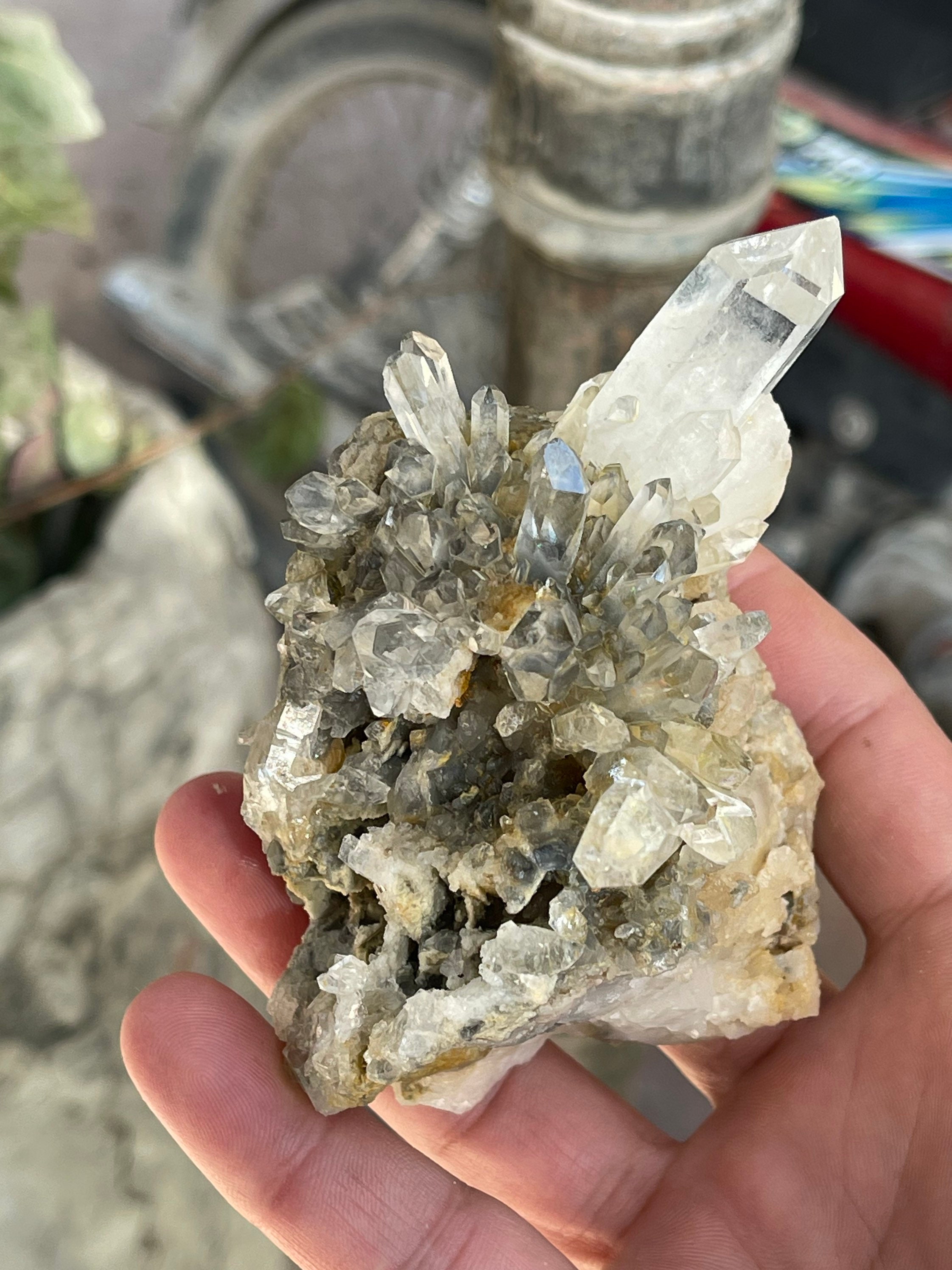 Wow Brilliant Natural Cluster Quartz Crystal From Baluchistan Pakistan ...