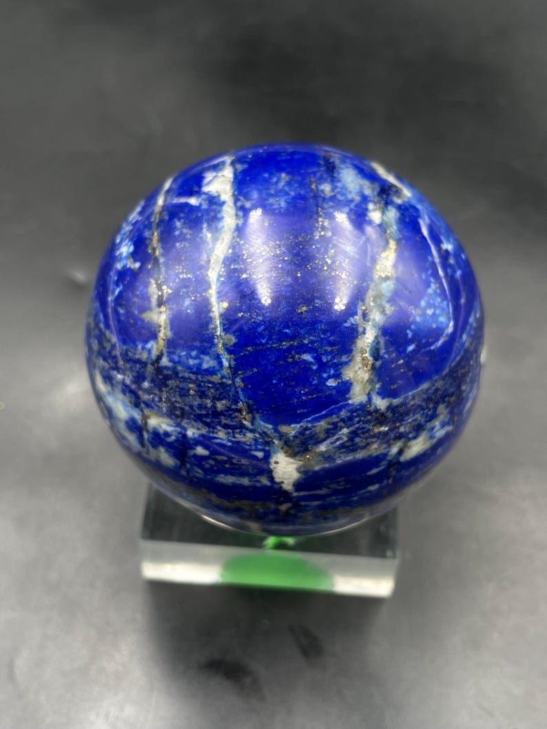 Handmade Blue Lapis Lazuli Sphere, Afghanistan Gemstone (900g) - Etsy