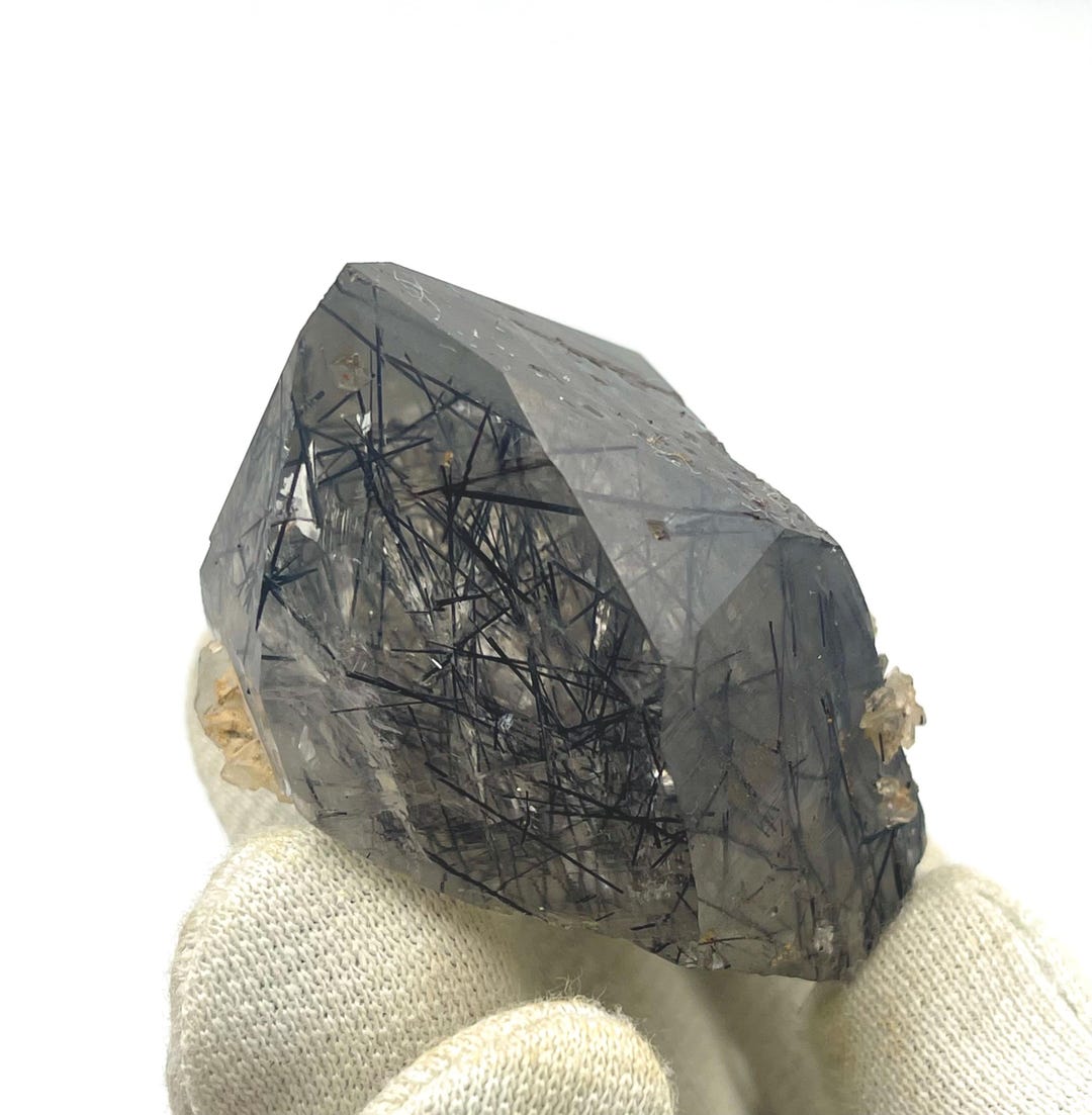 113.80gram Natural Himalayan Smoky Rutile Quartz Crystal From North ...