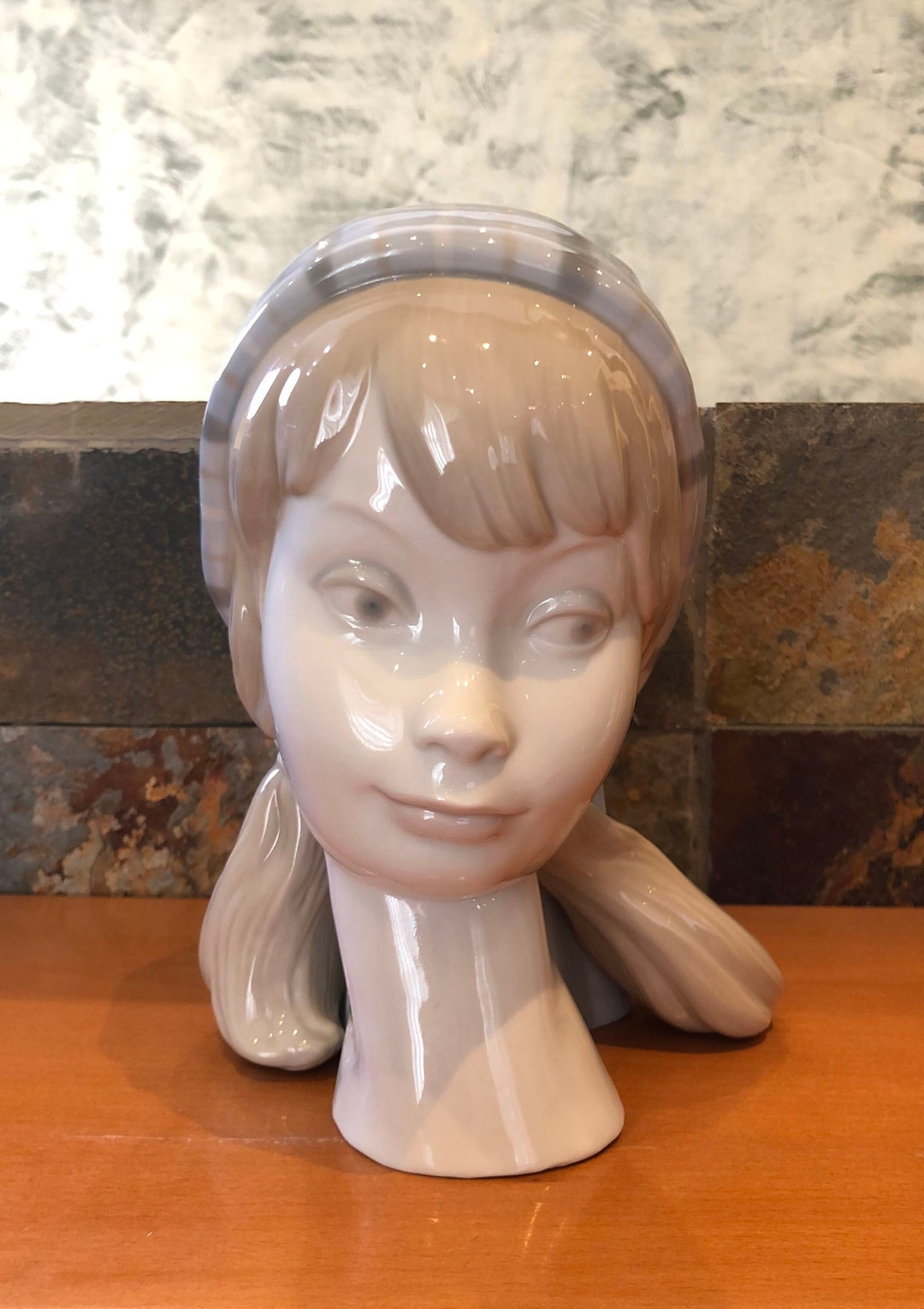 Rare PP140C GIRLS HEAD Rosal/lladro - Etsy
