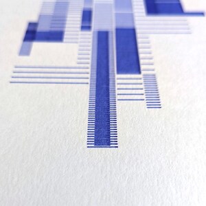ASCII Study #5 - A4 - Original No Print - Abstract Geometric Line Art ...