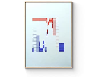 ASCII Study #5 - A4 - Original No Print - Abstract Geometric Line Art ...