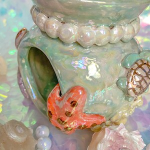 Personalized Ocean Sea Beach Wax Melter Custom Summer Censer Starfish ...
