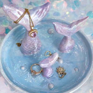 Handmade Mermaid Jewelry Dish – Ocean Trinket Tray, Customizable ...