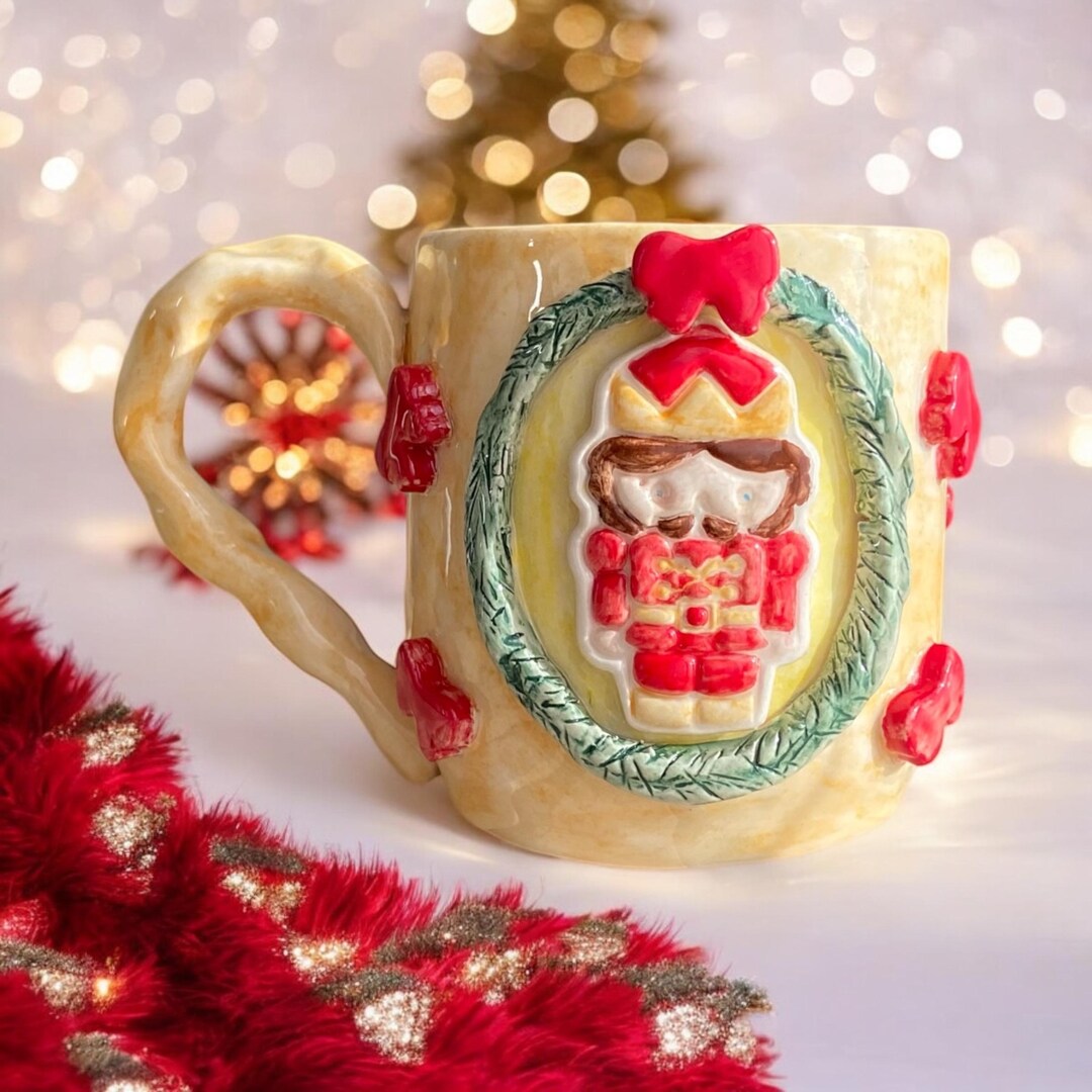 Custom Nutcracker Mug Personalized Handmade Xmas Mugs Cute Cookie ...