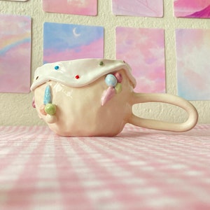 Personalized Mug Cute Custom Handmade Ceramic Icecream Candy Sweet Ice ...