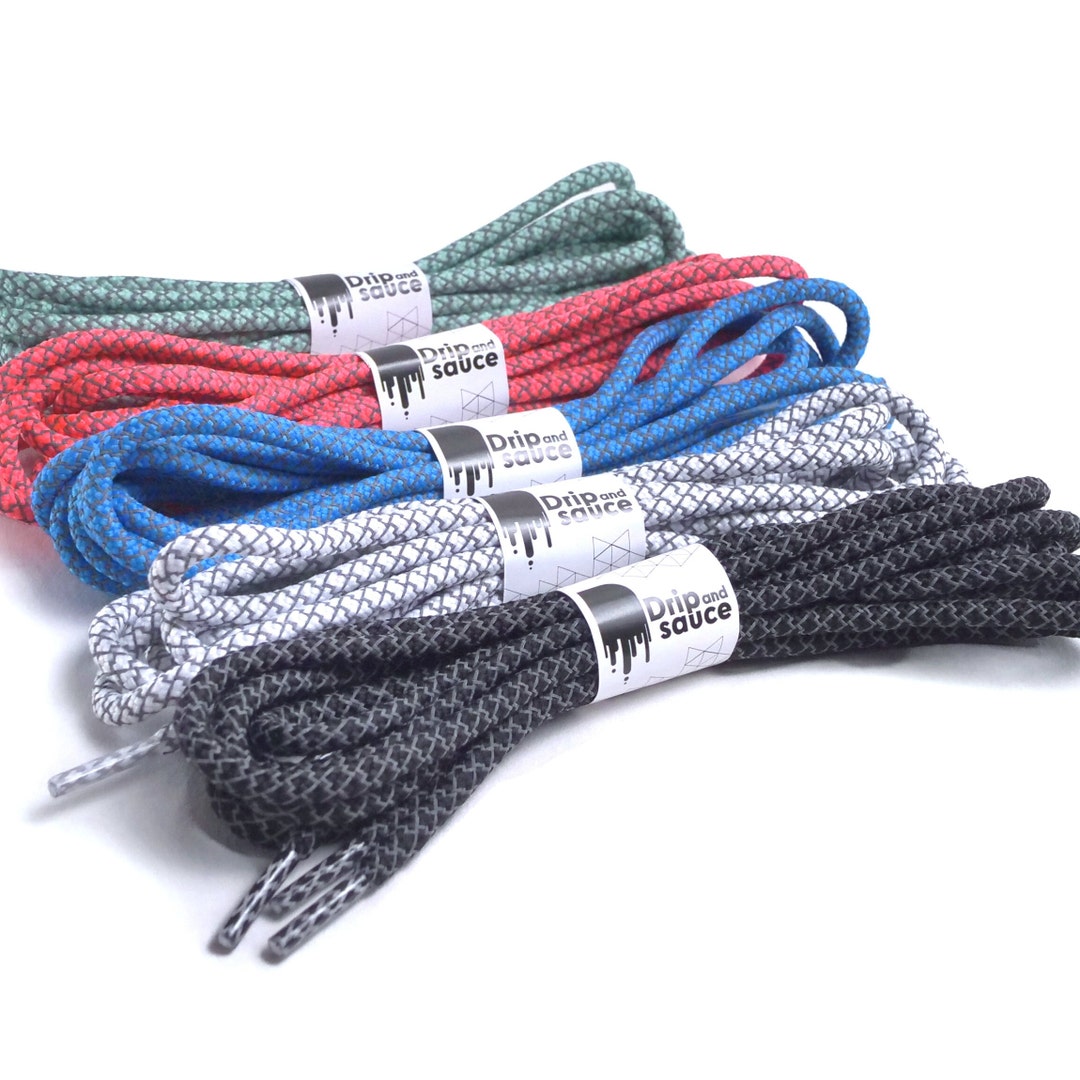 Reflective Round Rope Shoe Laces for Sneakers/trainers - Etsy