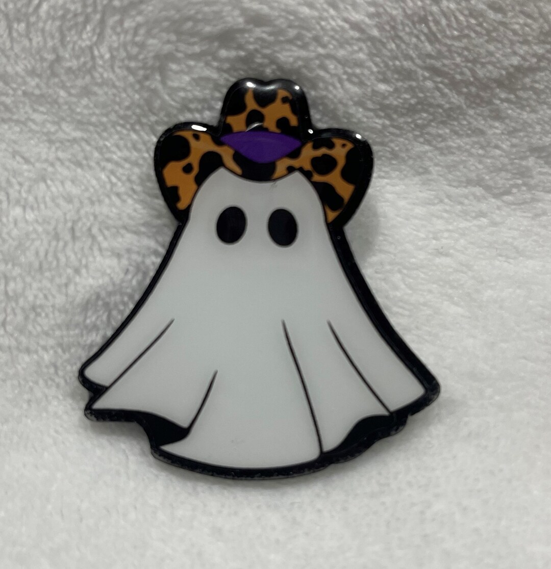Ghost Cowboy black Glitter Version Badge Reel, Interchangeable, 2 ...