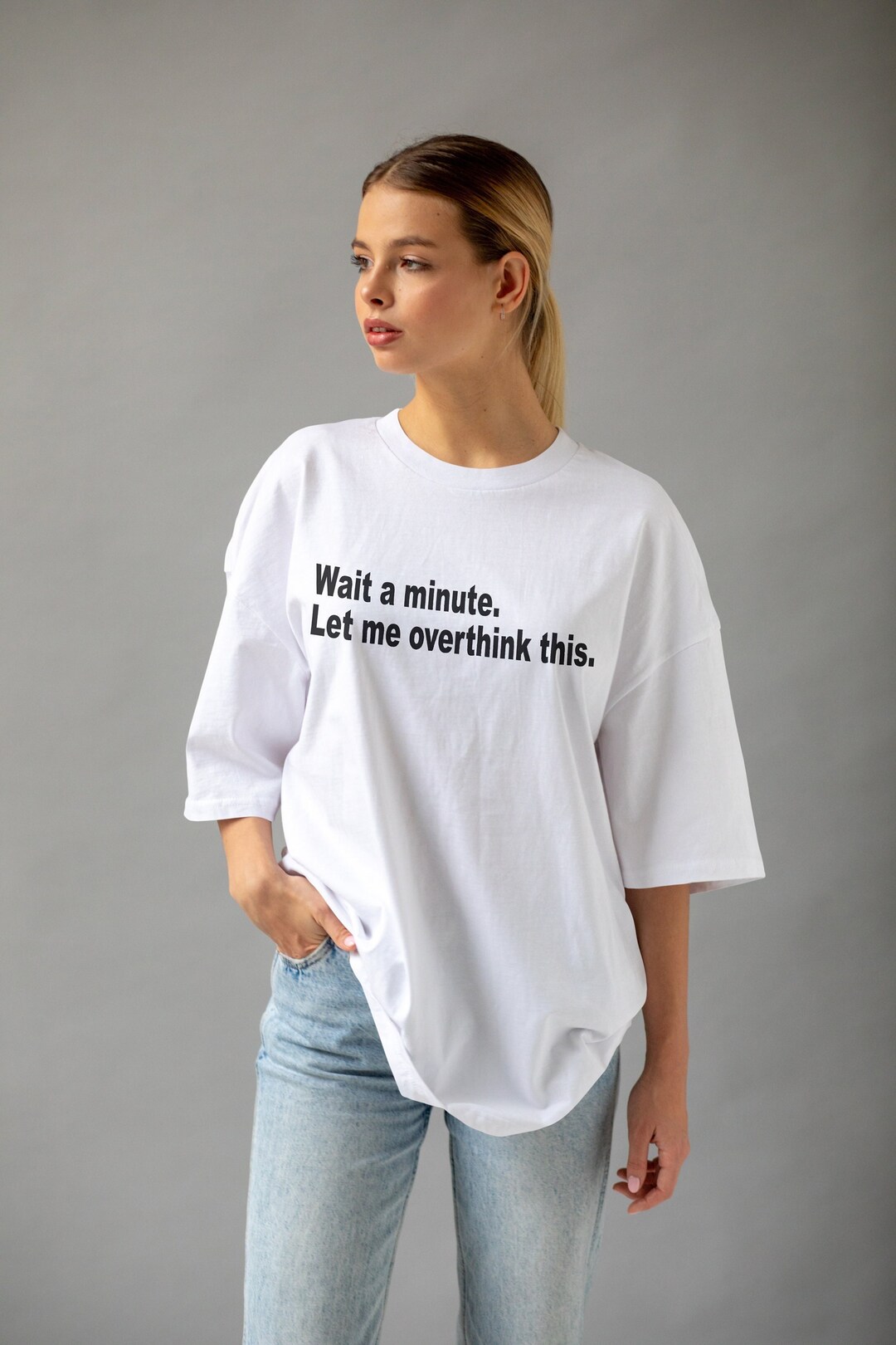 Wait a Minute Let Me Overthink Think This | T-shirt | Introvert Shirt ...