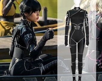 Wednesday Cat Costume - Etsy UK