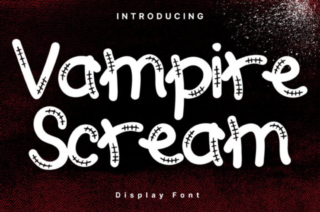 Vampire Scream Font, Calligraphy Font, Crafters Font, Handwritten Font ...