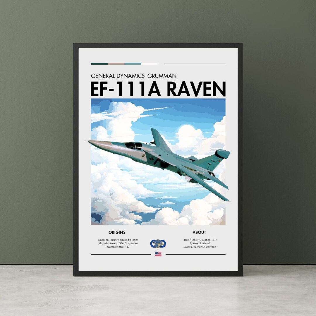 General Dynamics–grumman EF-111A Raven Print - USAF Aviation Art ...