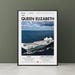 HMS Queen Elizabeth Poster - Naval Ship Print, Ship Art, Historic Ship ...