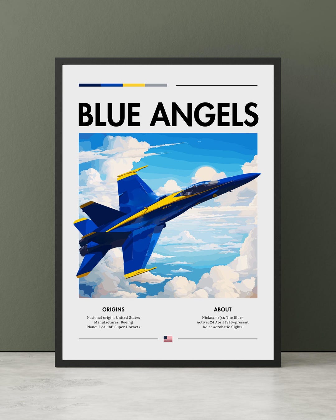 Blue Angels Print - Multirole Combat Aircraft Aviation Art,f/a-18e ...