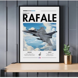 Dassault Rafale Poster - Multirole Fighter Aviation Art, Fighter Jet ...