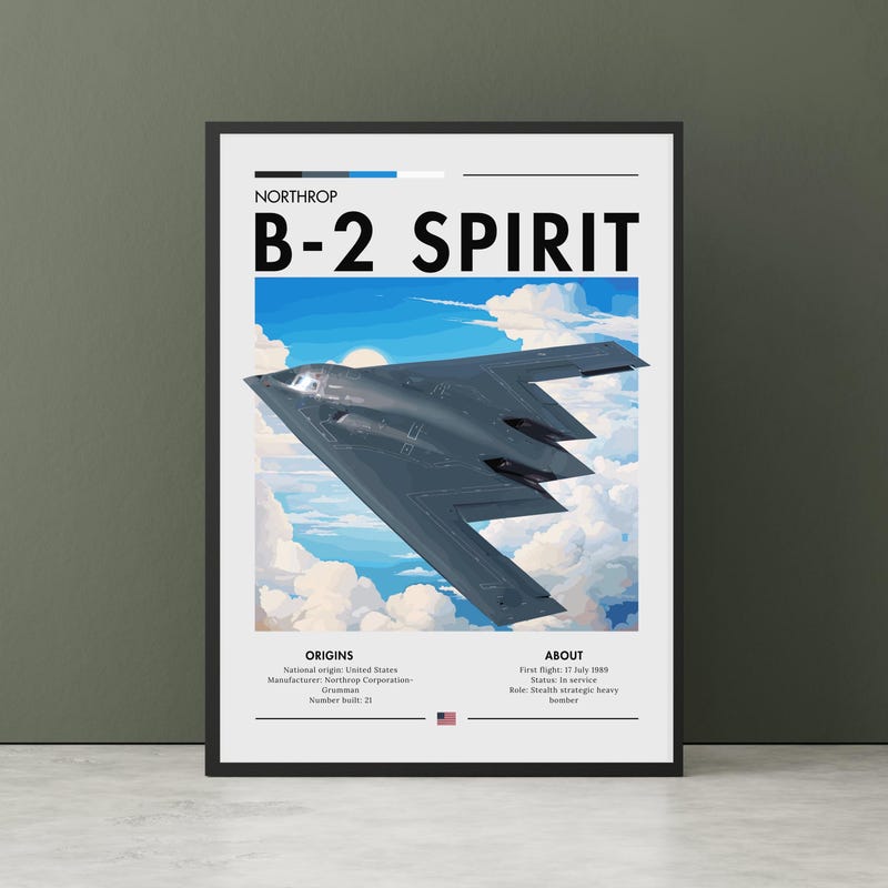B 1 Bomber Poster - Etsy