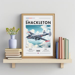 Avro Shackleton Print Aviation Art, RAF Coastal Command, White Cliffs ...