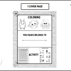 Space Coloring Pages, Space Activity Pages, Printable Pages for Kids ...