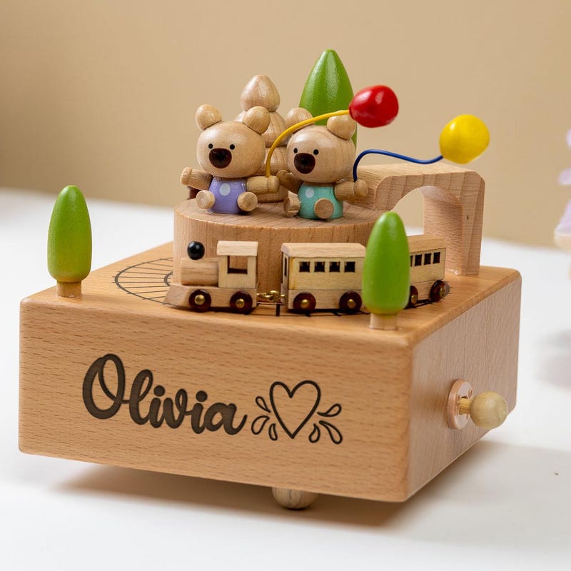 Custom Wooden Musical Box - Etsy