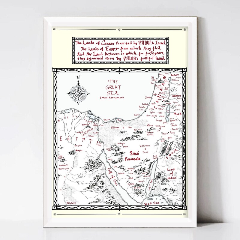 Tolkien Style Map - Etsy