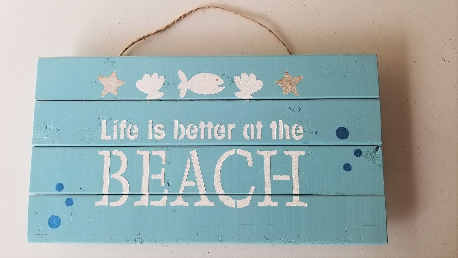 Life Iis Better at Beach Theme Décor Nautical 18" - Etsy