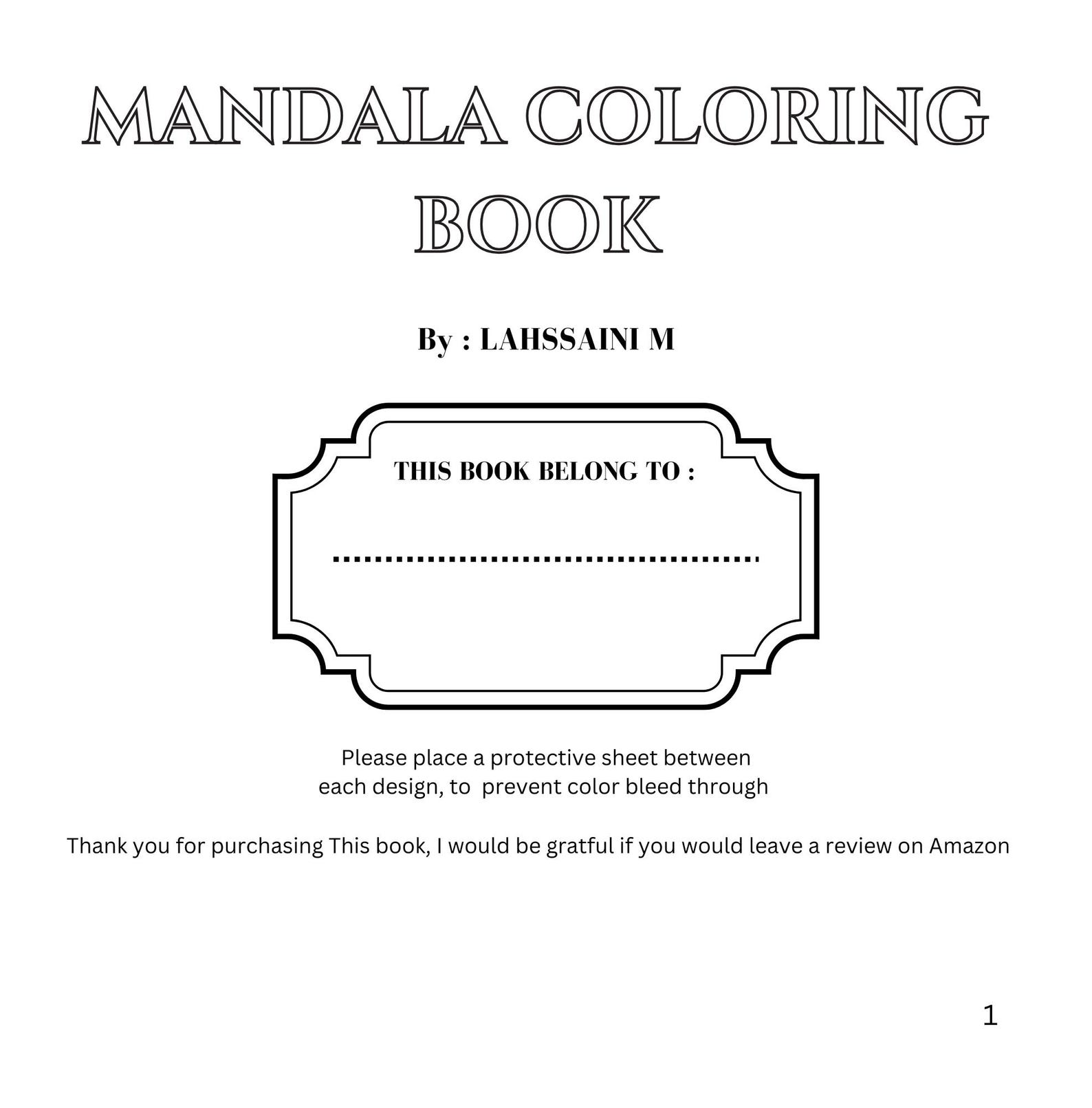 Mandala Coloring Book, Mandala Patterns - Etsy