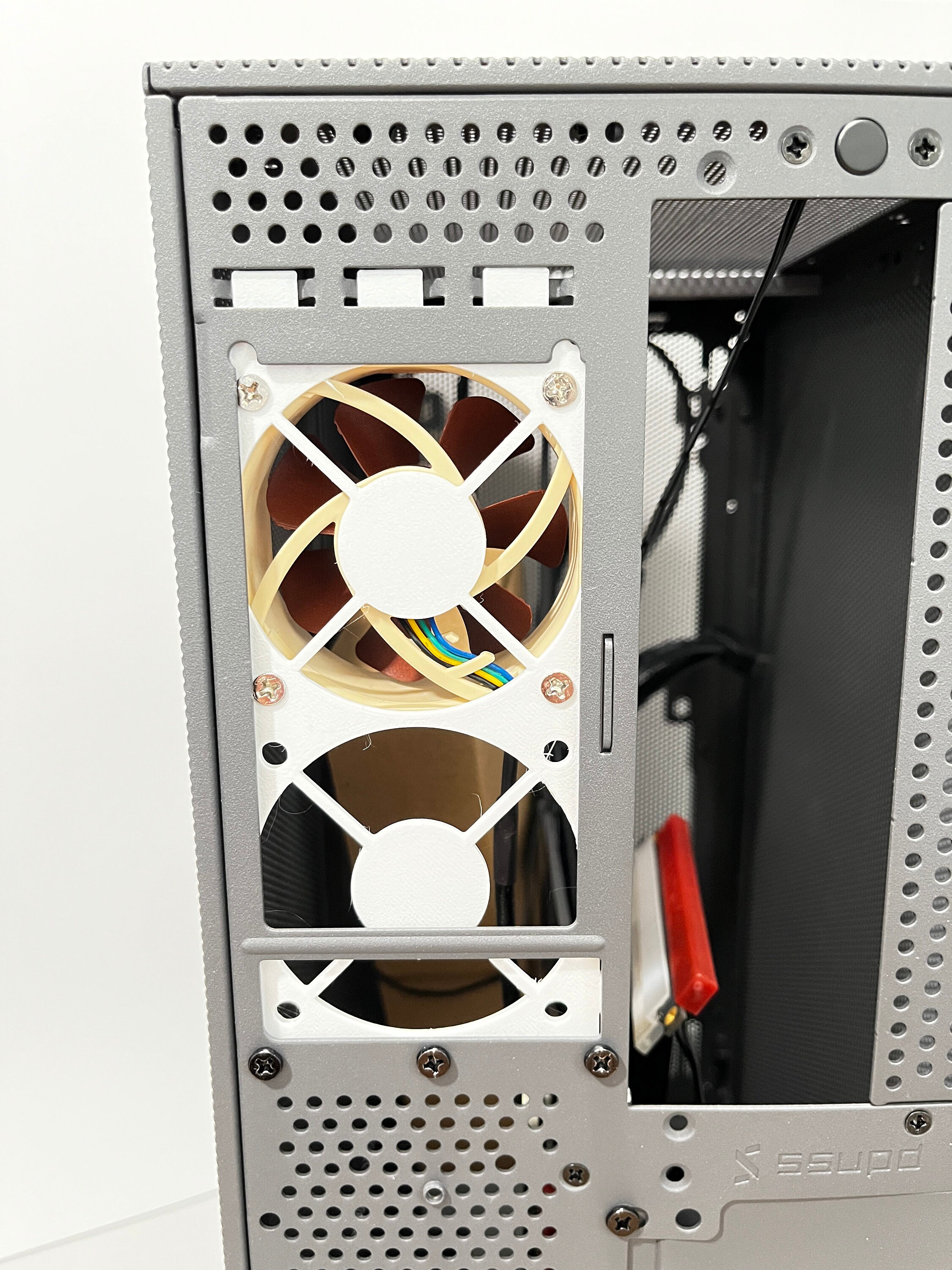 SSUPD Meshroom S Pcie Fan Bracket for up to 2 X 60 Mm - Etsy UK
