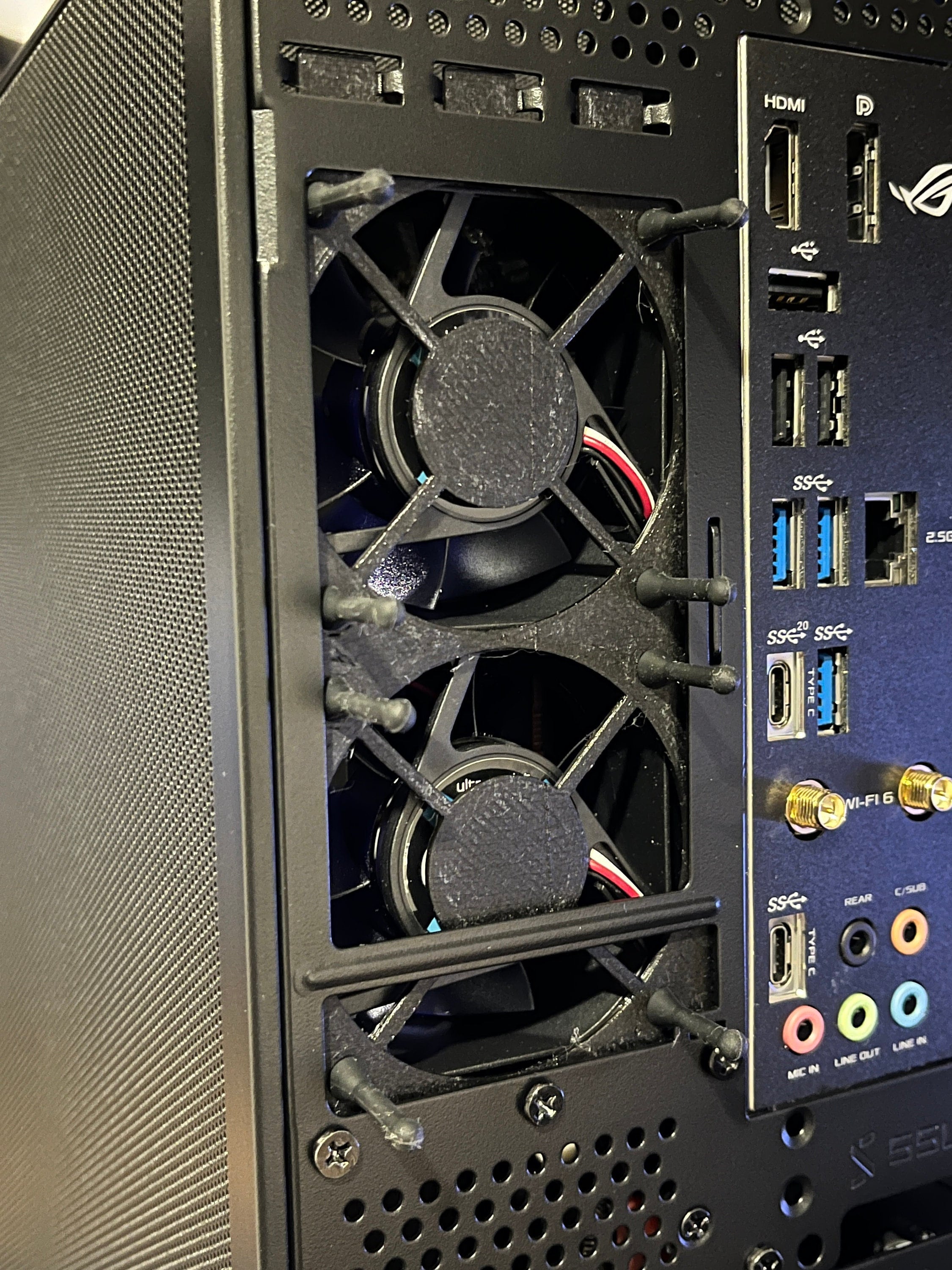 SSUPD Meshlicious Pcie Fan Bracket for 2x 60 Mm Fans - Etsy UK