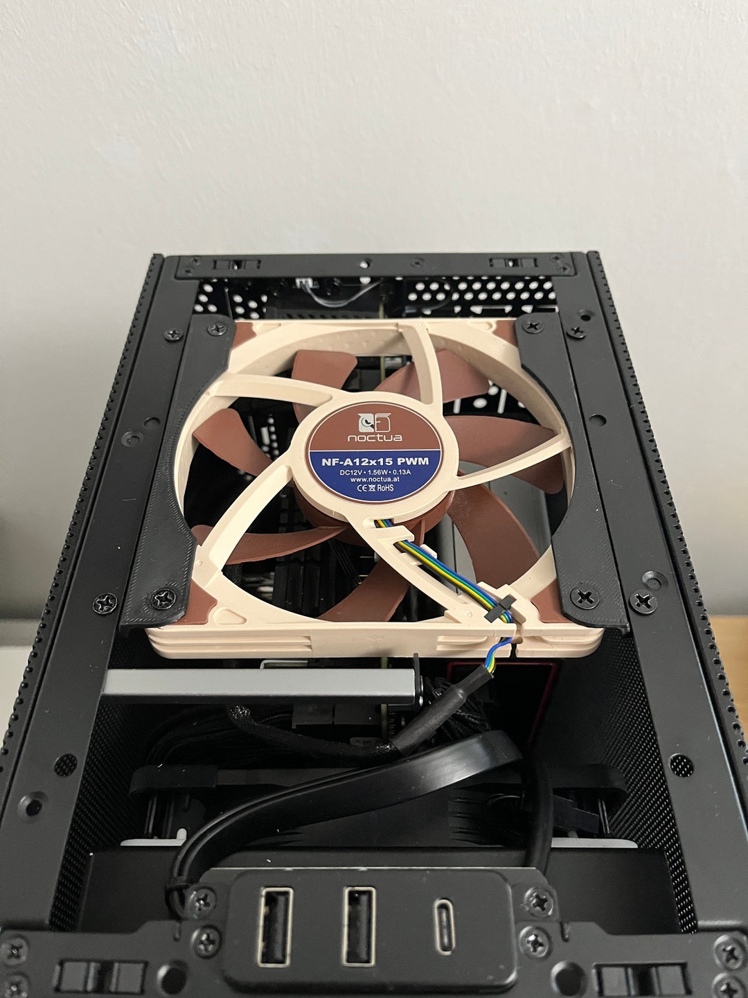 Meshroom S 120 Mm Fan Bracket | Top Fan Mount Made of PETG in Black or ...
