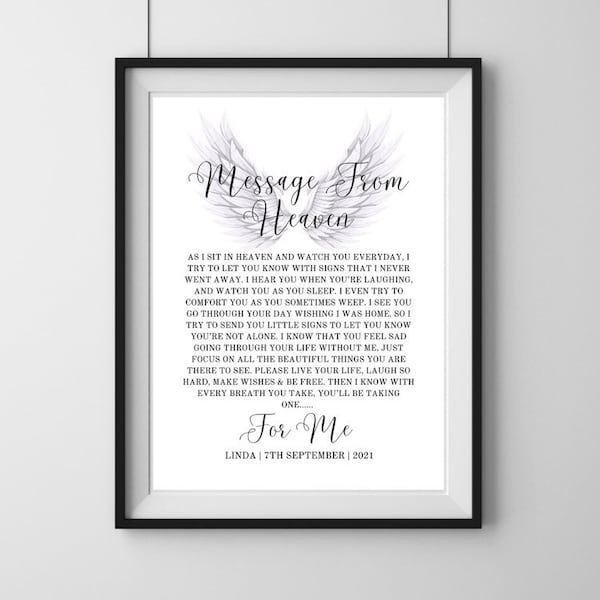 Letter From Heaven - Etsy