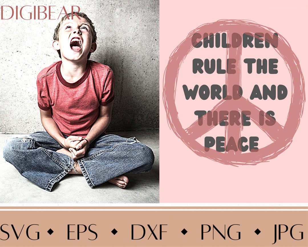 Peace Symbol, Peace Sign, Peace Symbol Svg, Png, Digital Download ...