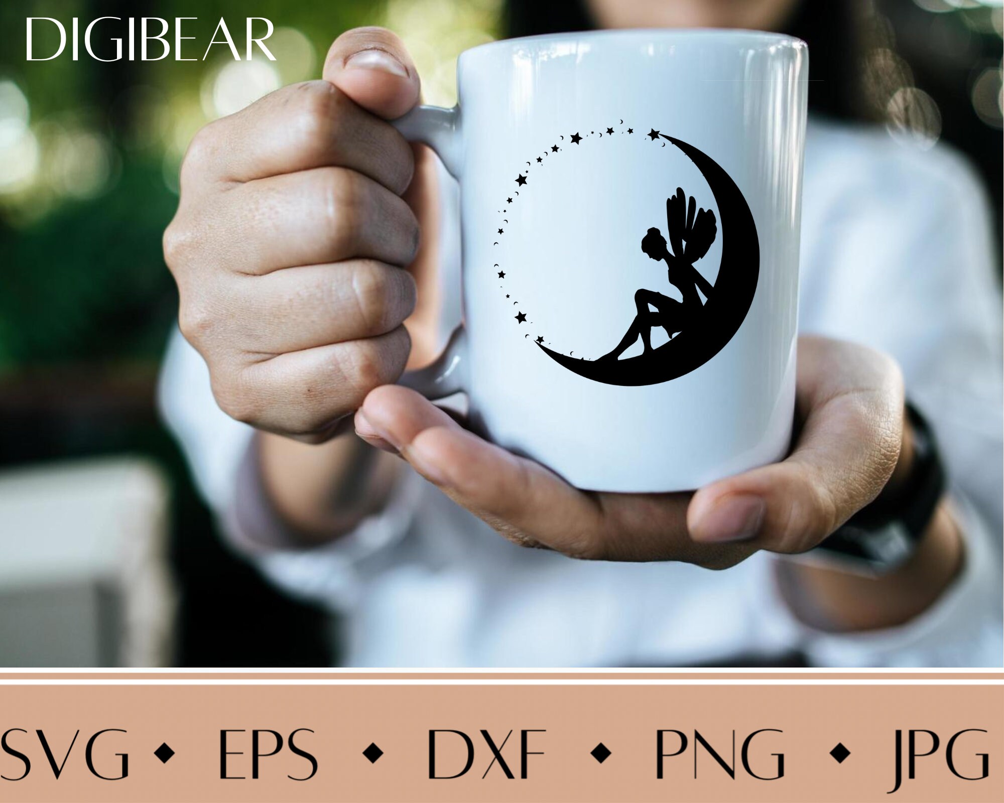 Archivo SVG de silueta de hadas, imágenes prediseñadas de hadas, vector ...